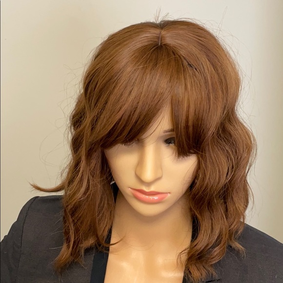 imOgen | Accessories | Nwt 2 Amber Chestnut Ginger Wig Beach Waves Bob ...